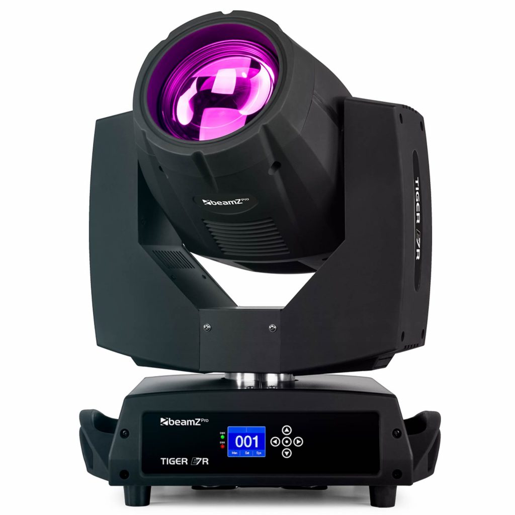 Beamz PRO Tiger E 7R Moving Head Beam DMX – AVECorp