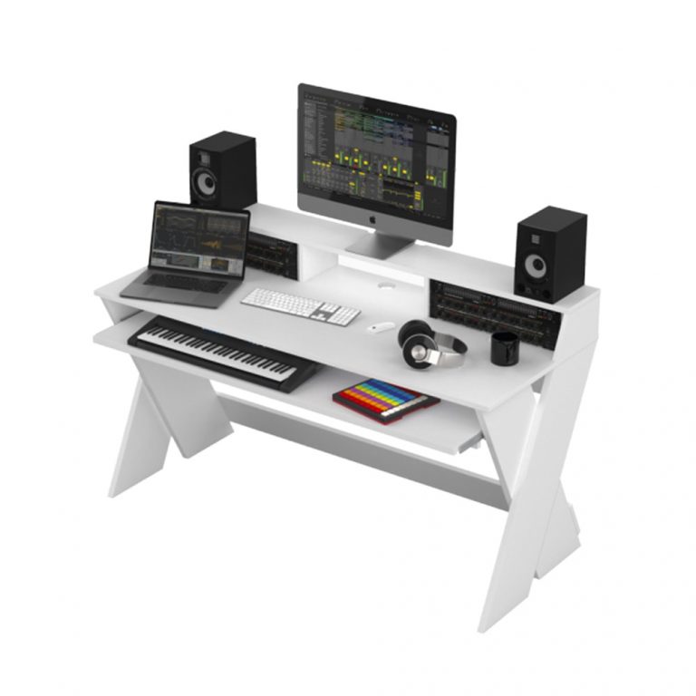 Glorious Sound Desk Pro White Studio Workstation – AVECorp