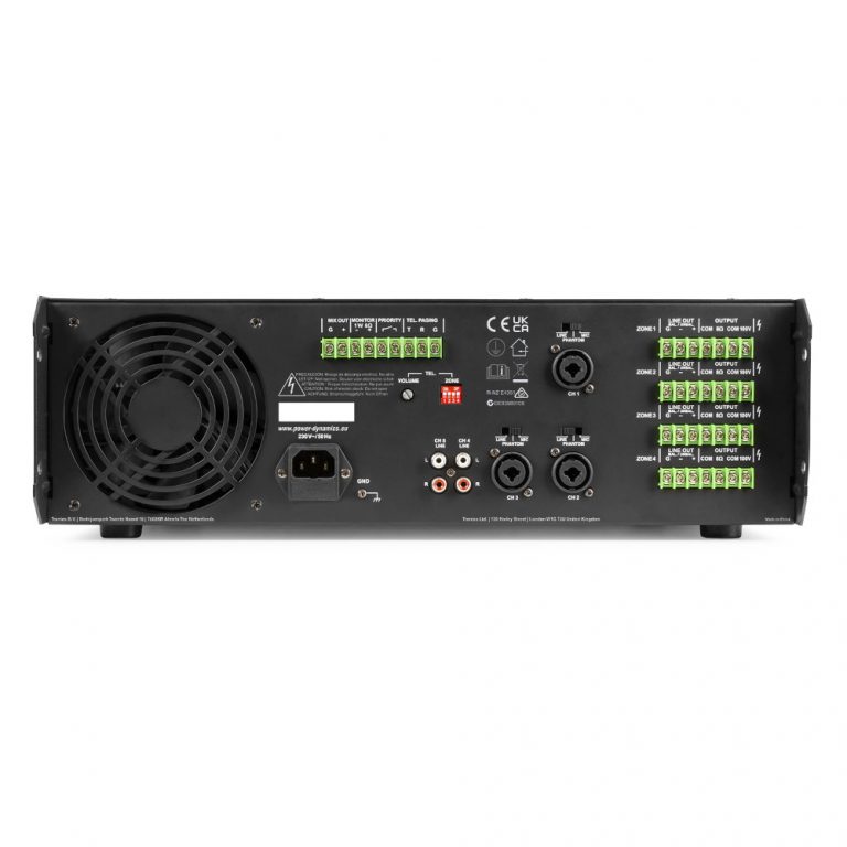 Power Dynamics PAM2004 4-Zone Matrix Amplifier 4x 200W – AVECorp