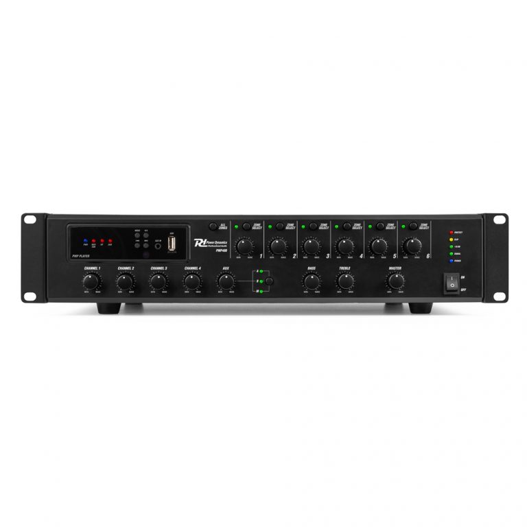 Power Dynamics PMP360 Commercial Mixer Amplifier 360W 6 Zones – AVECorp
